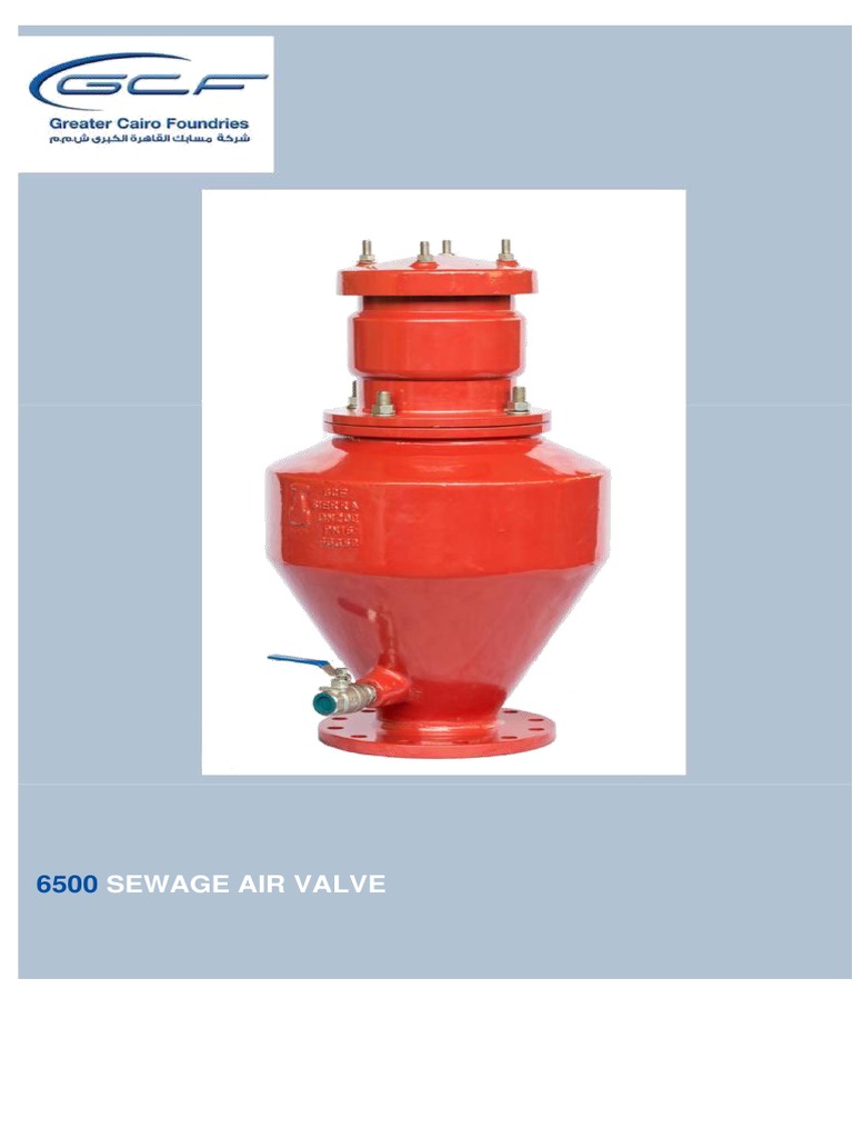 Sewage Air Valve | PDF | Valve | Chemical Engineering