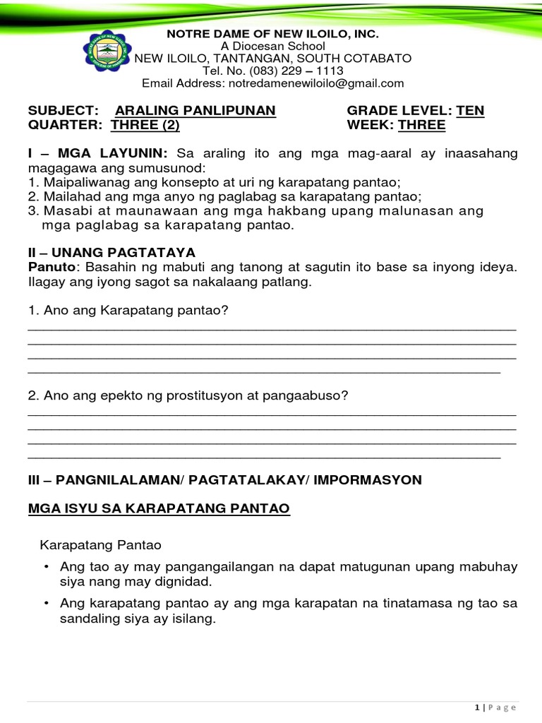 AP 10 - MODULE March | PDF