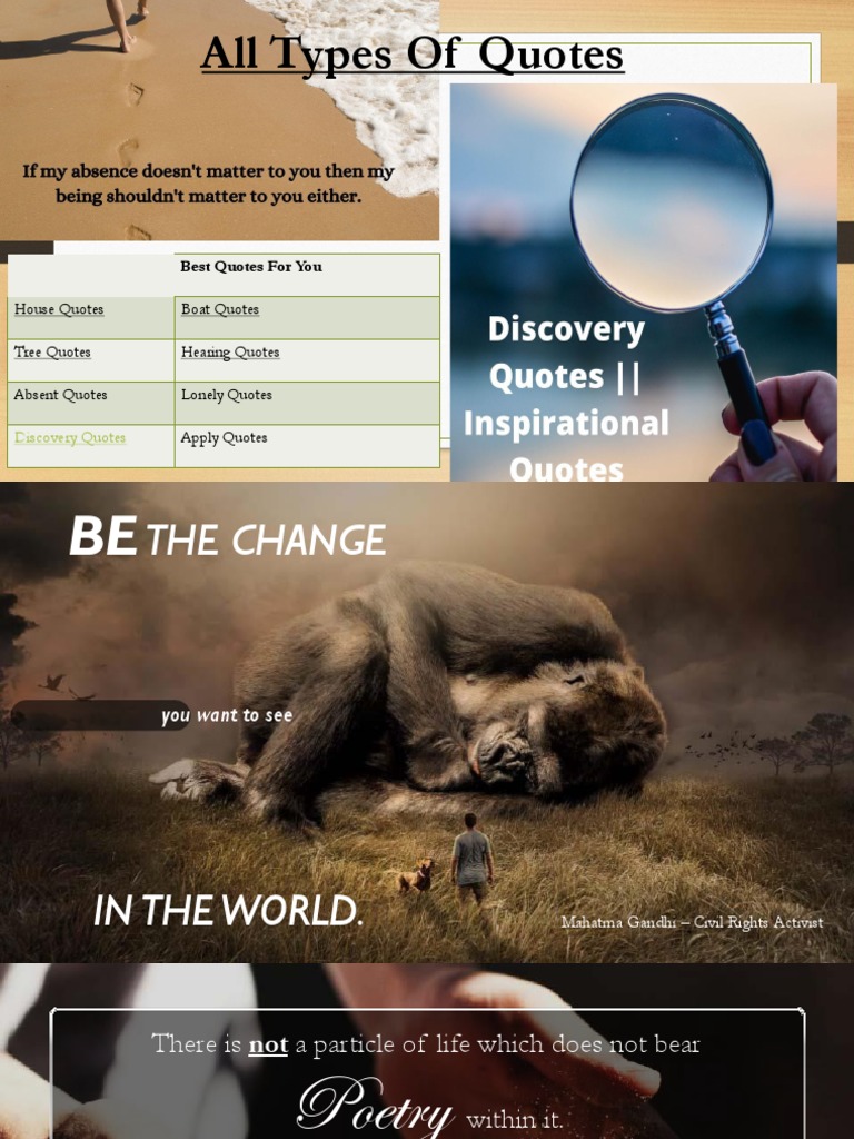 All Types of Quotes | PDF | General Fiction