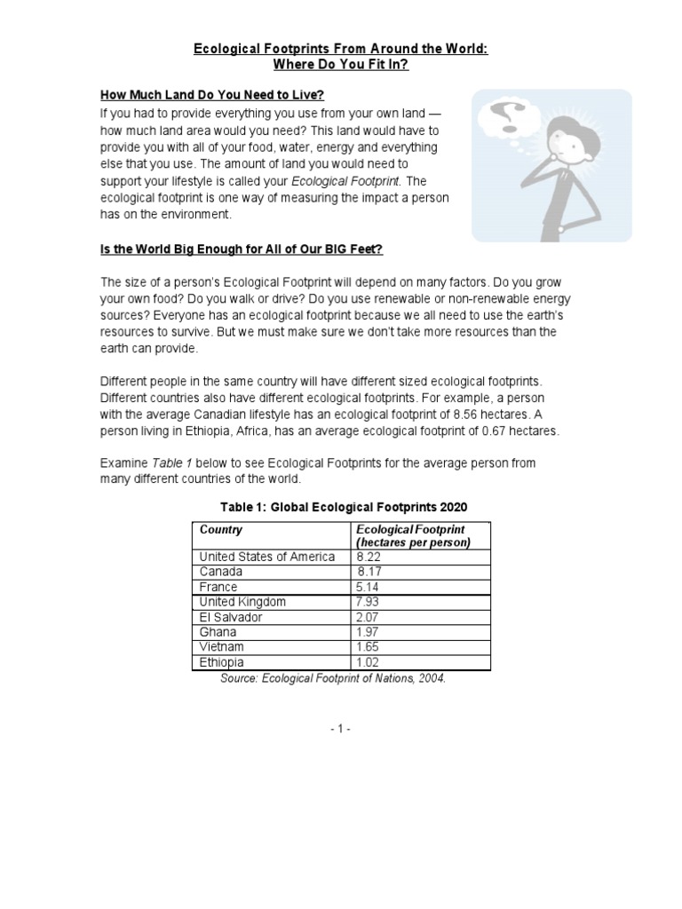 Global Ecological Footprint Analysis | PDF | Ecology | Gross Domestic ...
