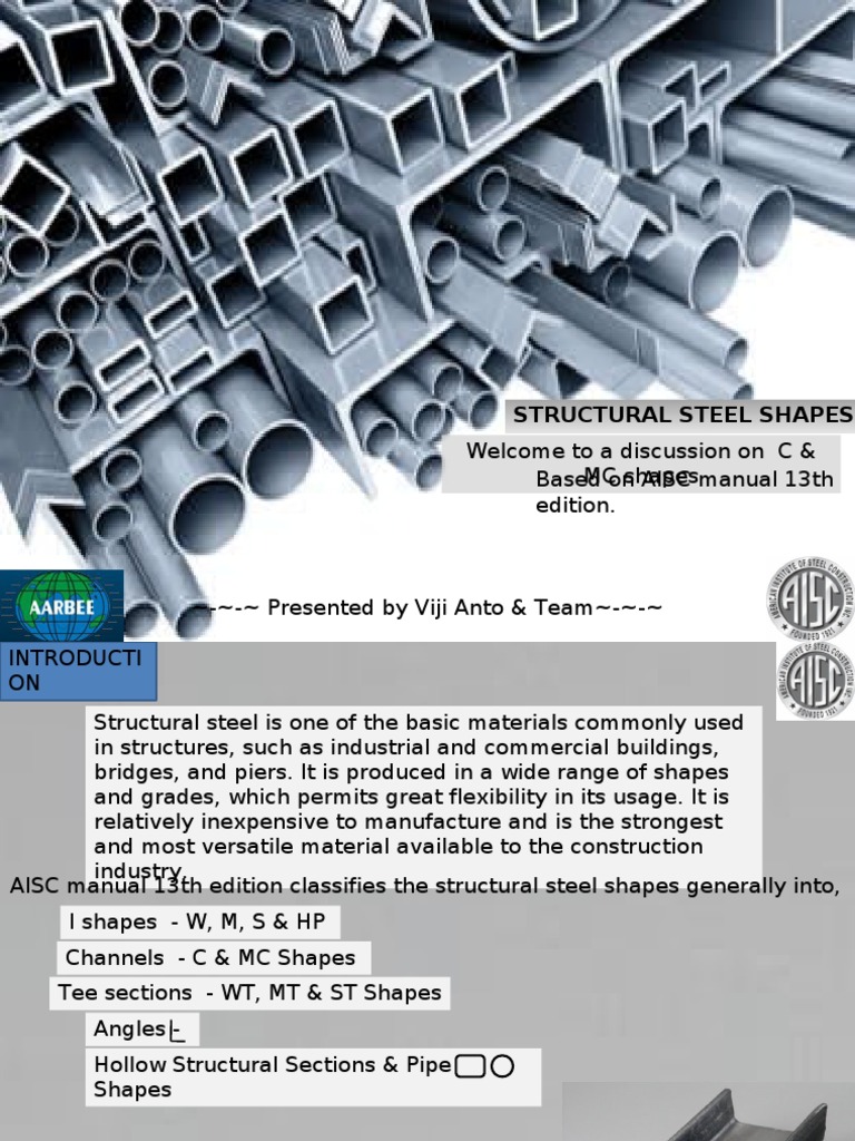 C & MC shapes | Beam (Structure) | Materials