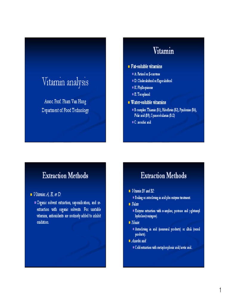 Vitamin Analysis Vitamin Analysis | PDF | Vitamin | Vitamin C