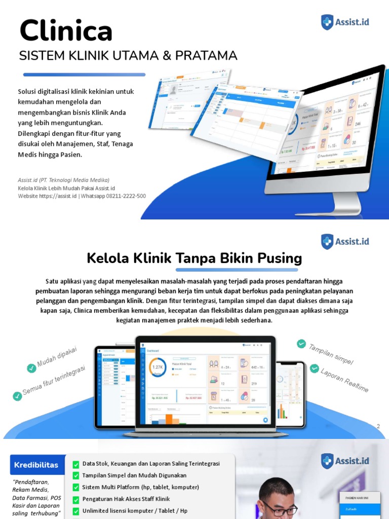 Product Knowledge - Clinica Solusi Klinik Pratama - Utama Assist - Id | PDF