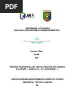 PEDOMAN PENULISAN RANCANGAN AKTUALISASI (RA) Update 28052022 | PDF