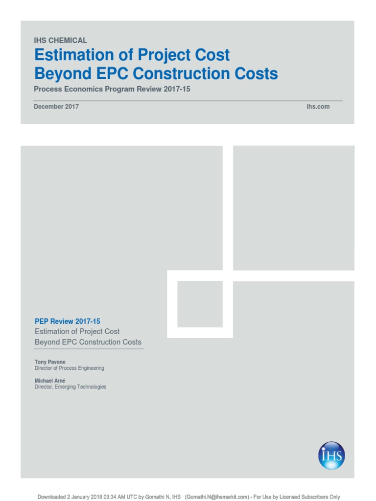 Estimation of Project Cost Beyond EPC Construction Cost | PDF | Clean Water Act | Business