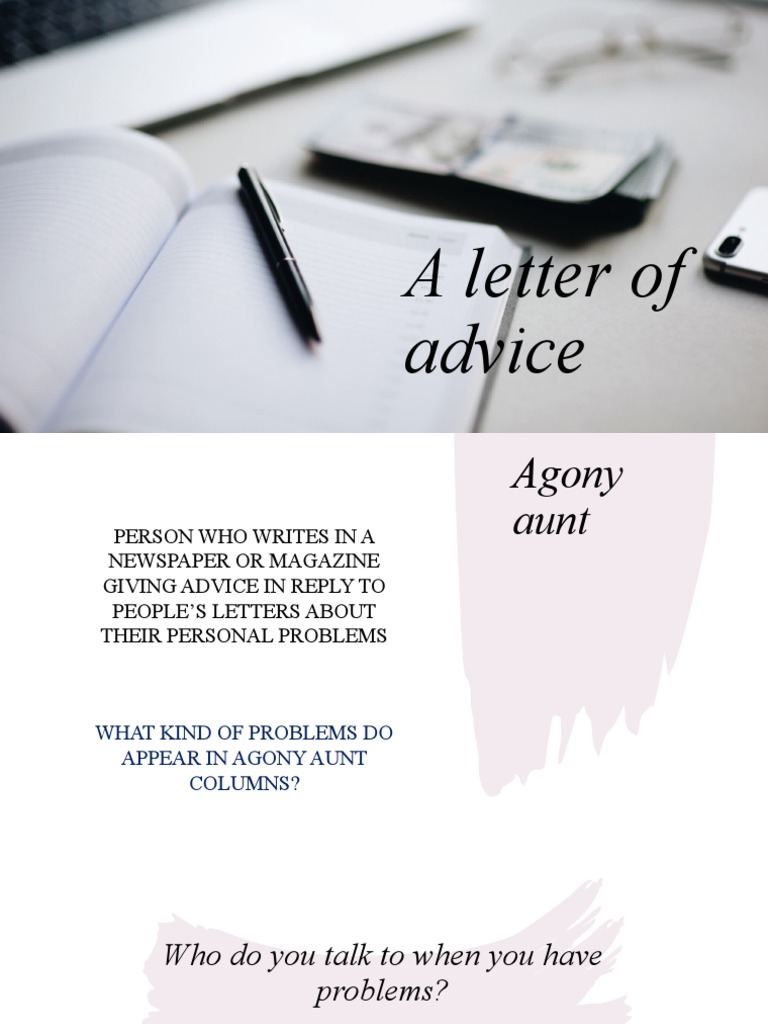 A Letter of Advice | PDF