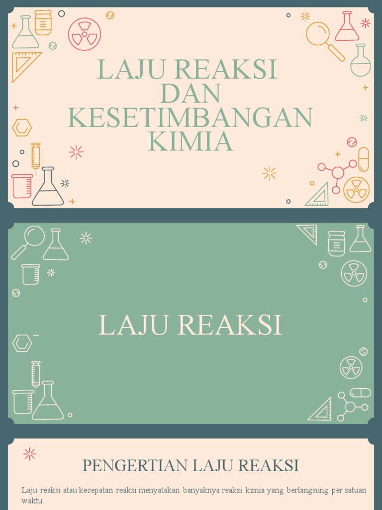 Laju Reaksi Dan Kesetimbangan | PDF | Teknologi & Rekayasa