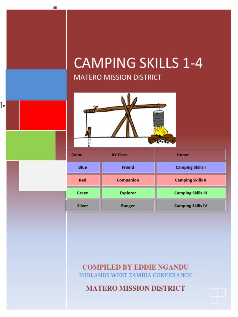 Pathfinder Camping Skills Overview | PDF | Camping | Tent