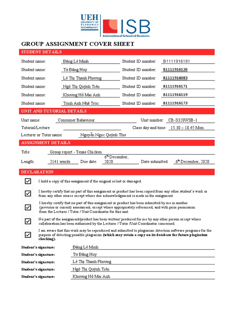 Lightning - Consumer Behaviour - Group Report | PDF | Brand | Attitude (Psychology)