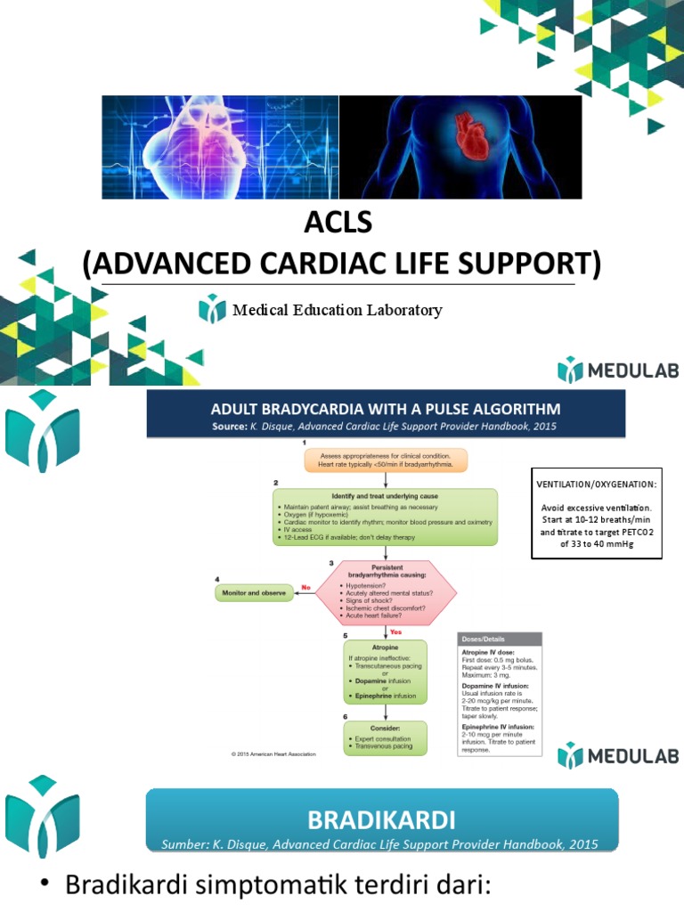 Algoritma ACLS: Bradikardi & Takikardi | PDF