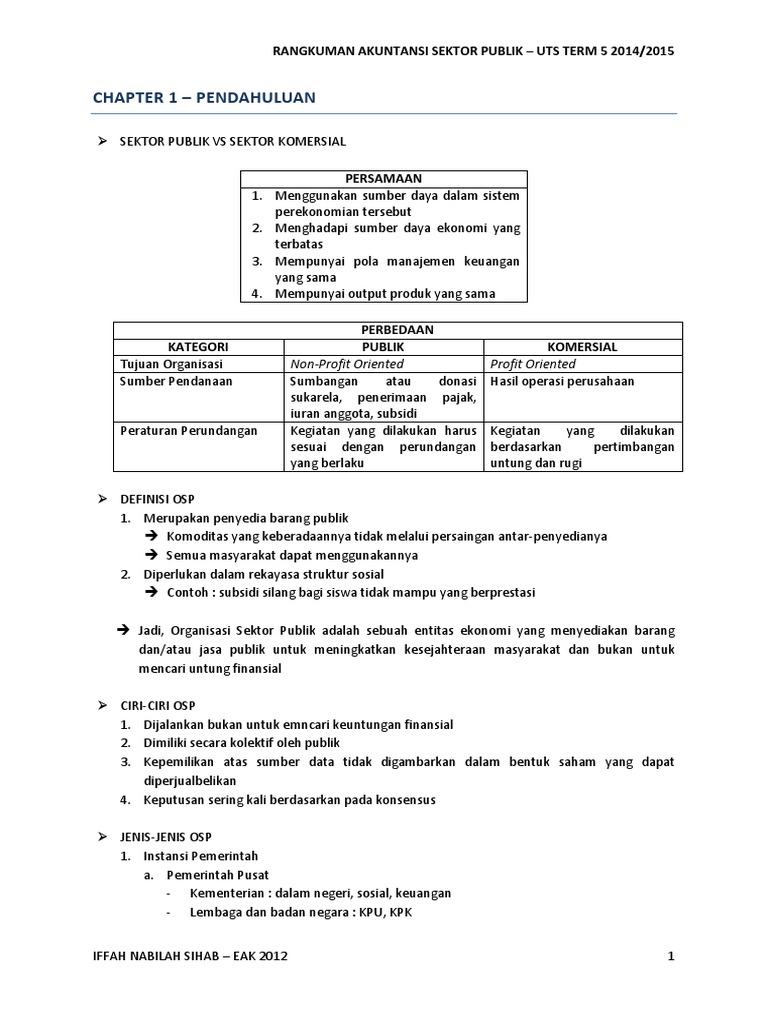 Rangkuman ASP - UTS | PDF