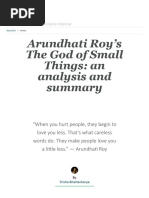 Arundhati Roy - The God of Small Things | PDF