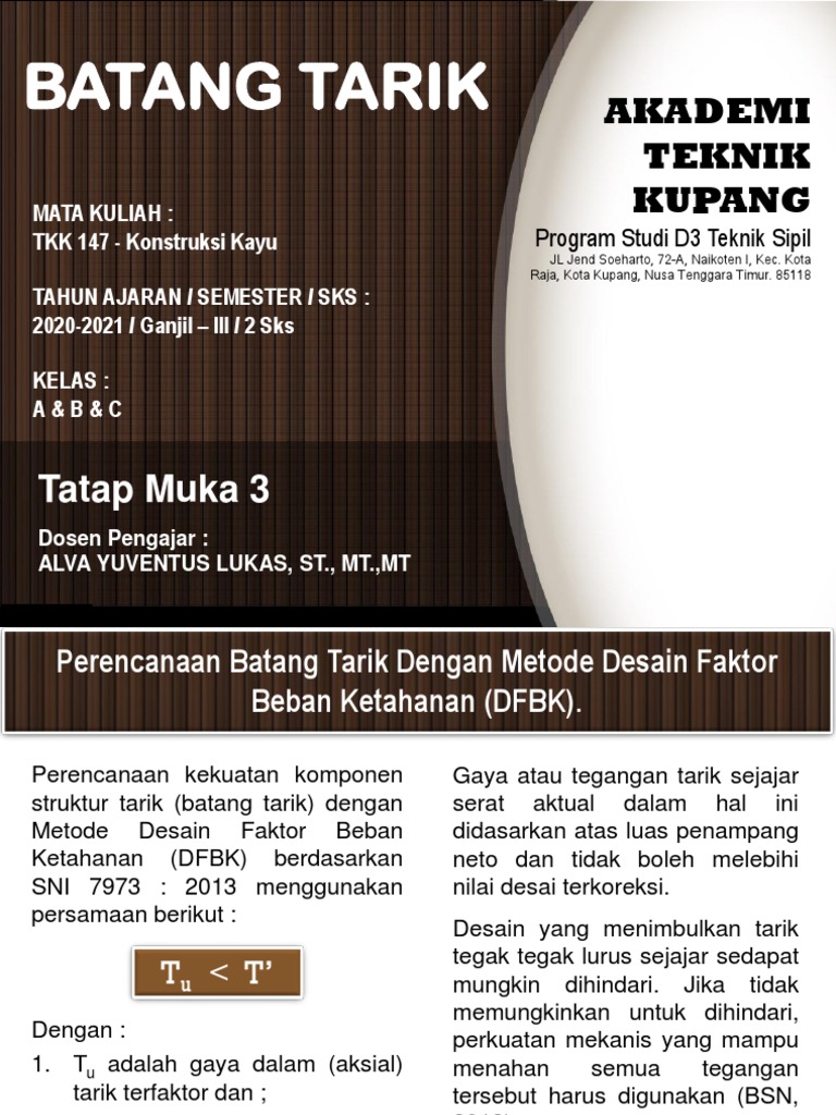 Tatap Muka 3 - BATANG TARIK | PDF