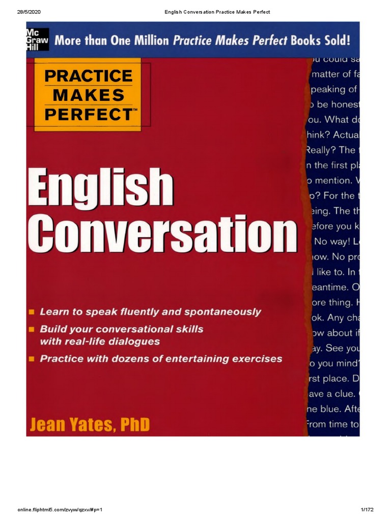 English Conversation Practice Makes Perfect | PDF