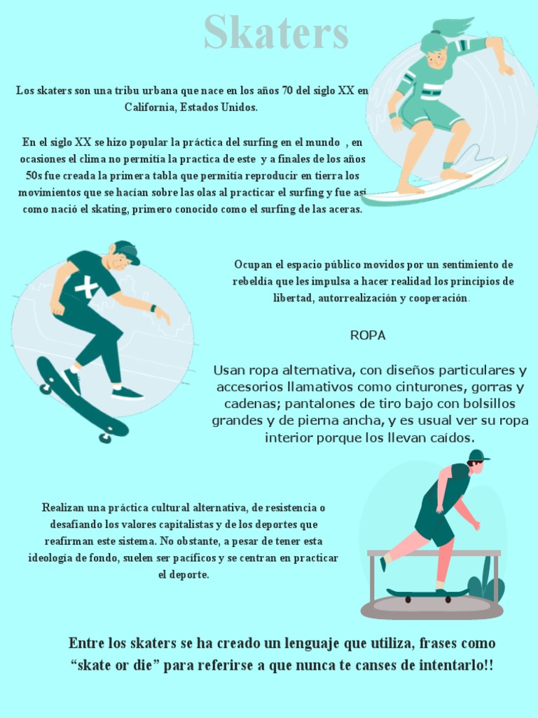 Características y valores de los skaters | PDF | Estilo de vida