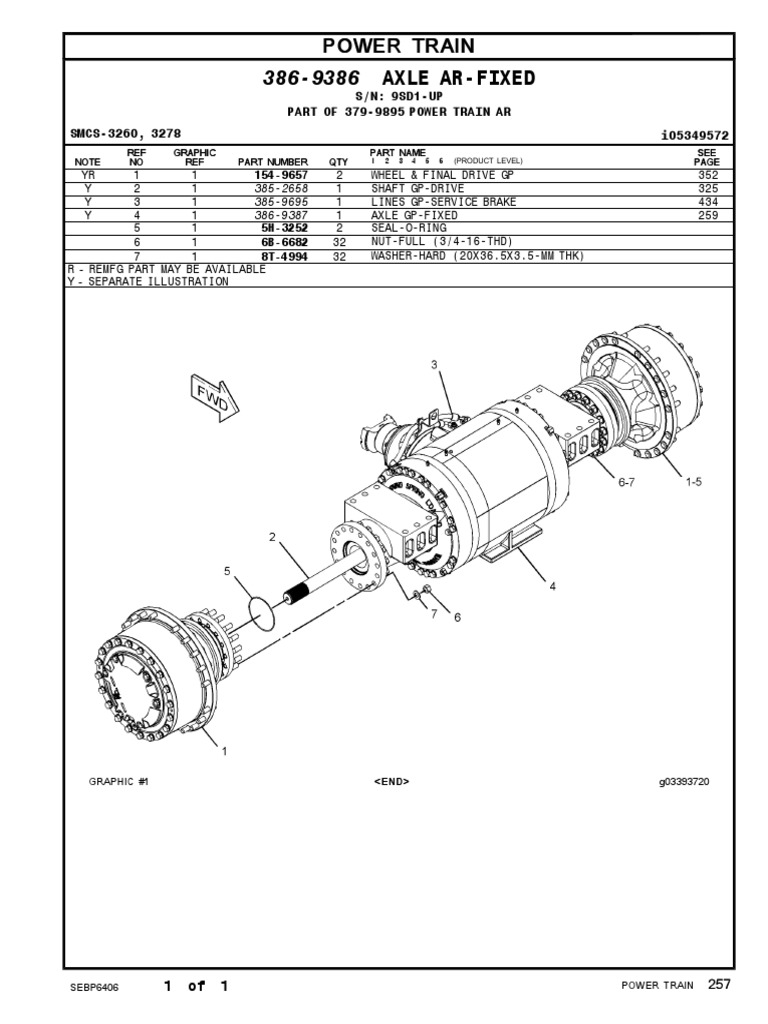 P PO OW WE ER RT TR RA Aiin N: Axle Ar-Fixed | PDF | Axle | Vehicle Parts