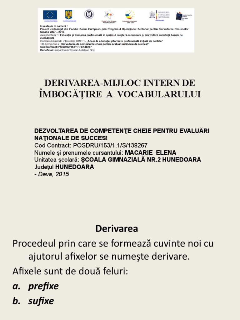 Derivarea | PDF