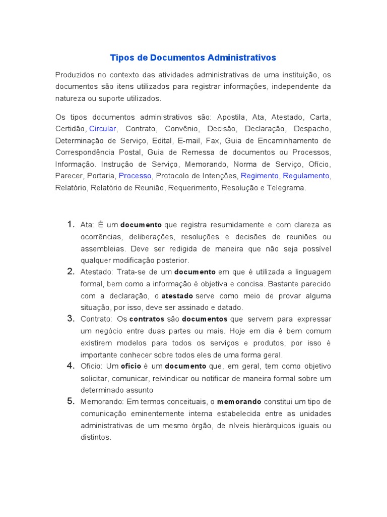 Documentos Administrativos | PDF