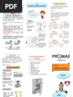 Triptico Primeros Auxilios Word | PDF | Primeros auxilios | Especialidades Medicas