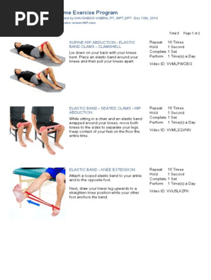 Supine Clamshell Exercise