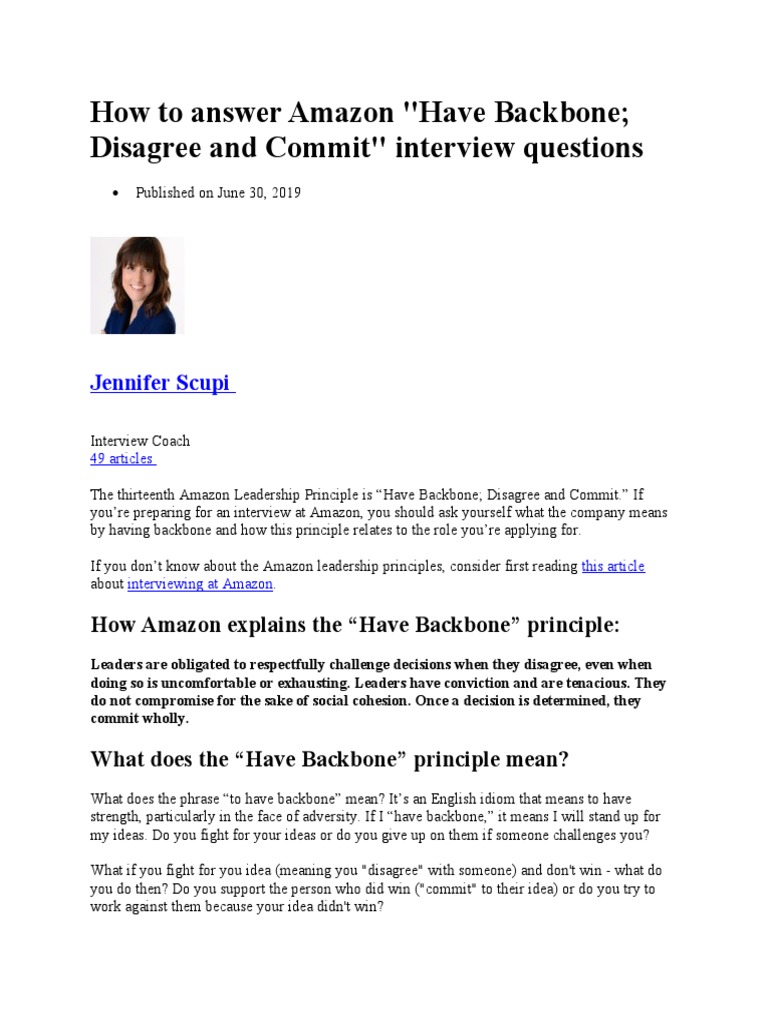 Have Backbone Disagree and Commit | PDF | Usability | Human Nature