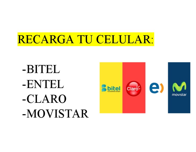 RECARGA TU CELULAR Imprimir | PDF