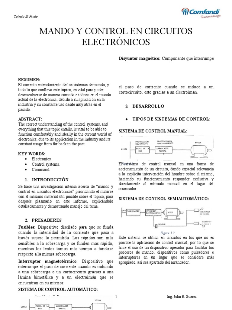 Control y Mando Sistemas | PDF | Relé | Electromagnetismo
