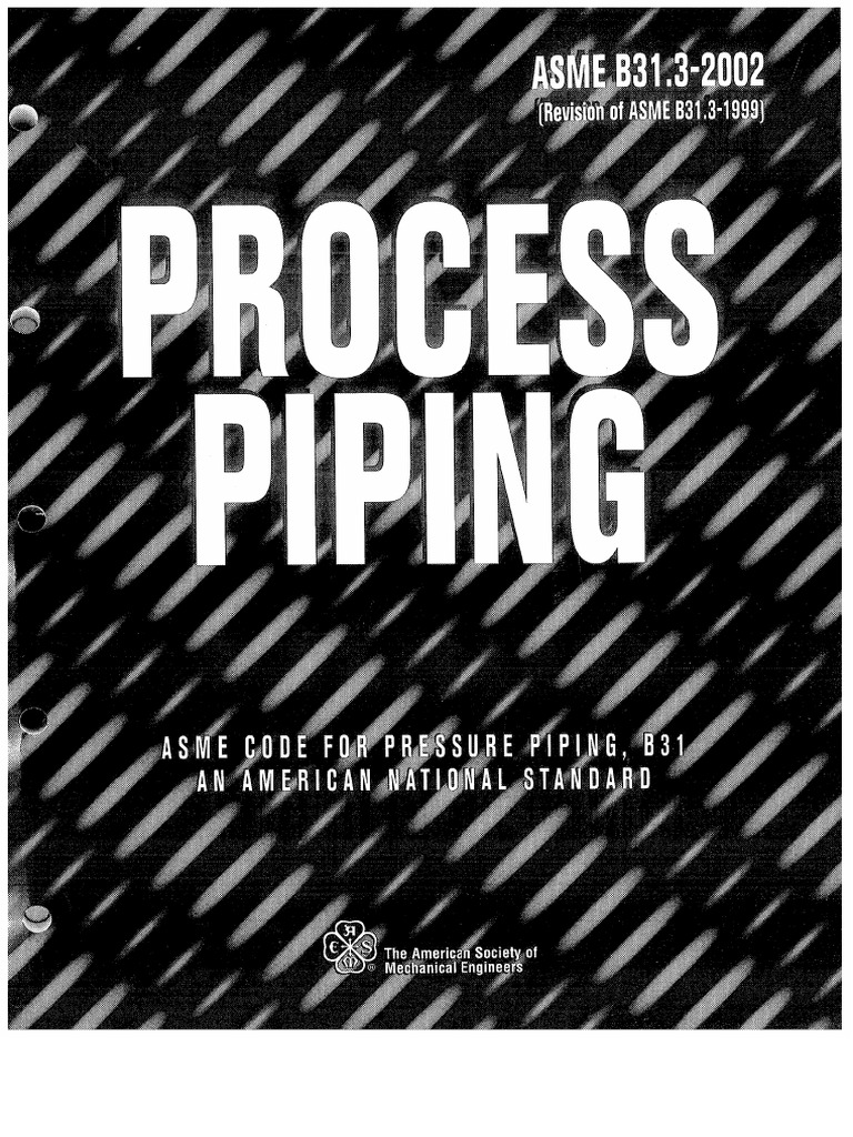 ASME B31.3 - Process Piping - 2002 | PDF