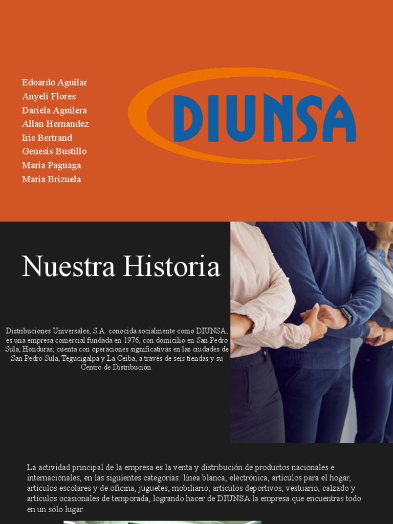 Historia y valores de DIUNSA, tienda departamental líder en Honduras ...