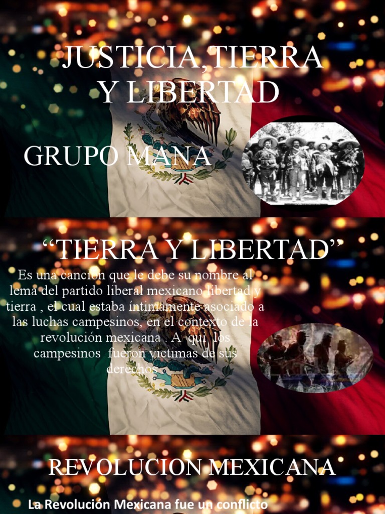 Justicia, Tierra y Libertad | PDF | revolución mejicana | México