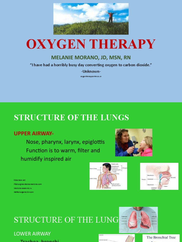 Oxygen Therapy Powerpoint - Jan 2016 Student View | PDF | Respiratory ...