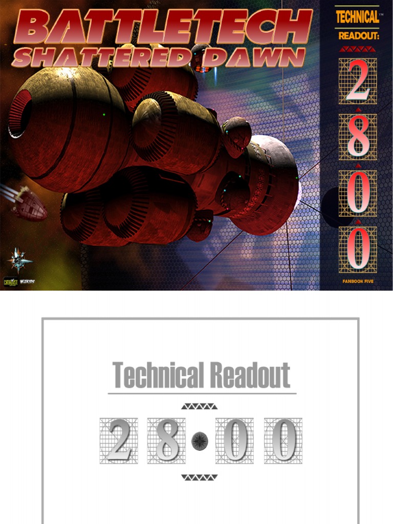 Battletech Fanbook - Technical Readout 2800 (Battlespace Starships by ...