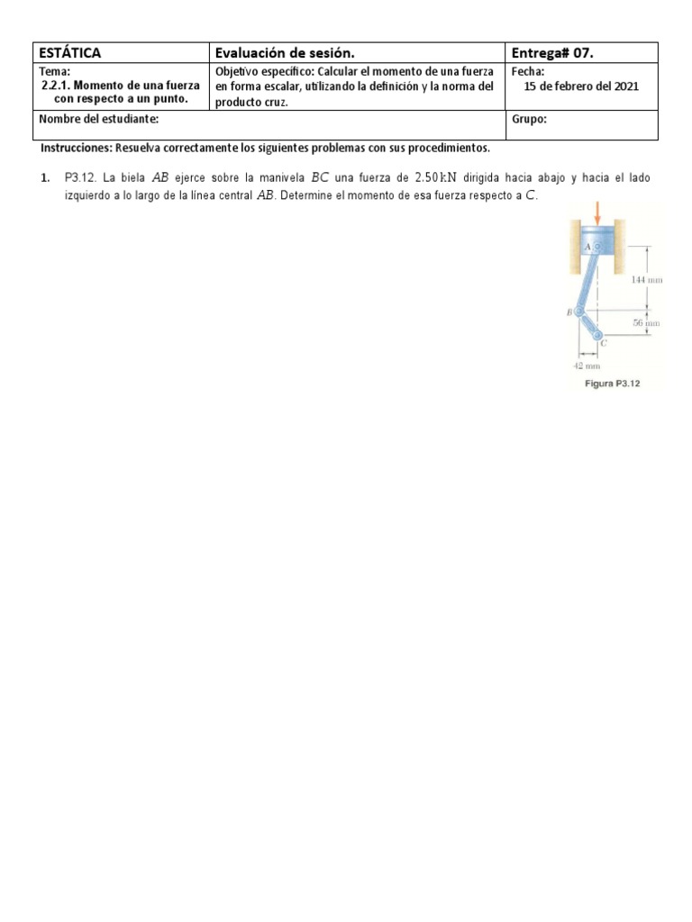 Estática EC07 | PDF