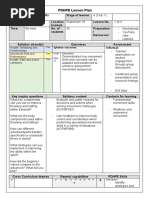 Lesson Plan Proforma | PDF | Lesson Plan | Educational Psychology