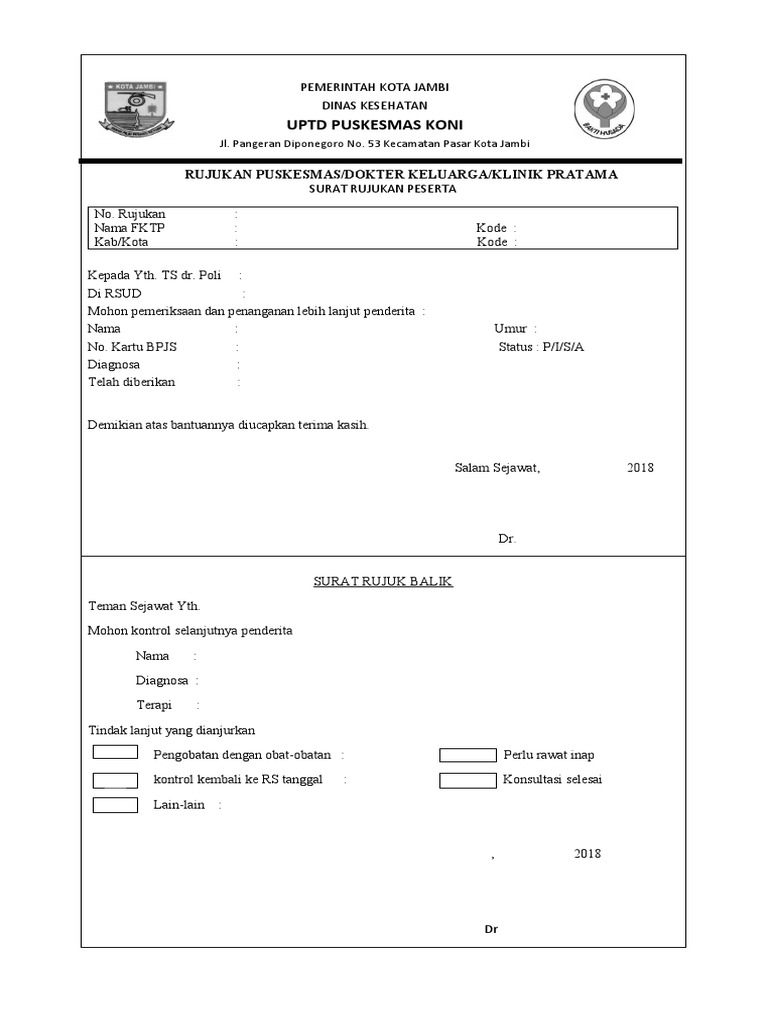 Rujukan Puskesmas BPJS | PDF