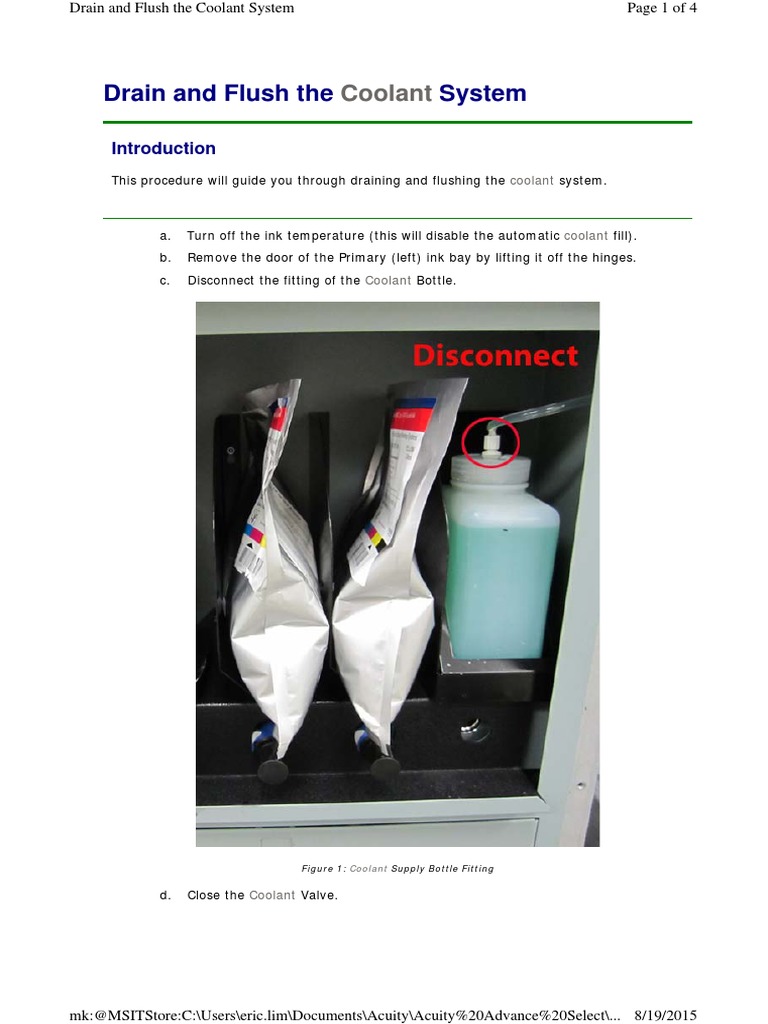 Drain & Flush The Coolant System | Download Free PDF | Valve | Pump