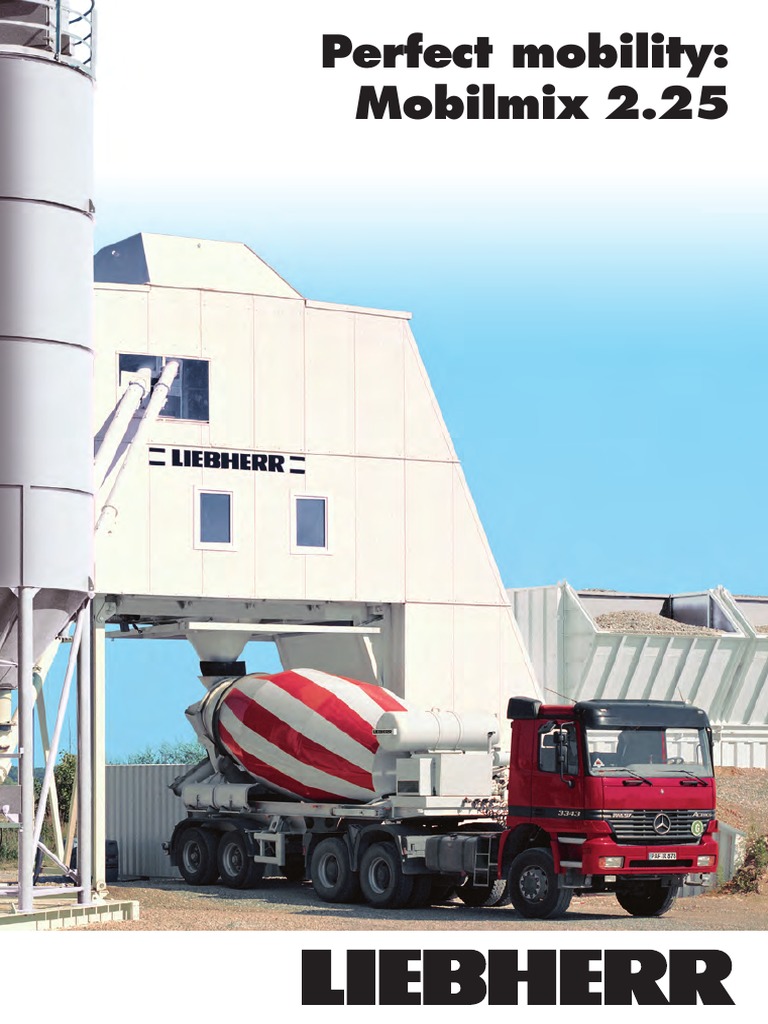 Mobilmix 2.25: Advanced Mobile Mixing Plant | PDF | Concrete | Nature