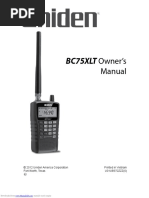 Ubc125xlt UserManual | PDF | Frequency Modulation | Radio