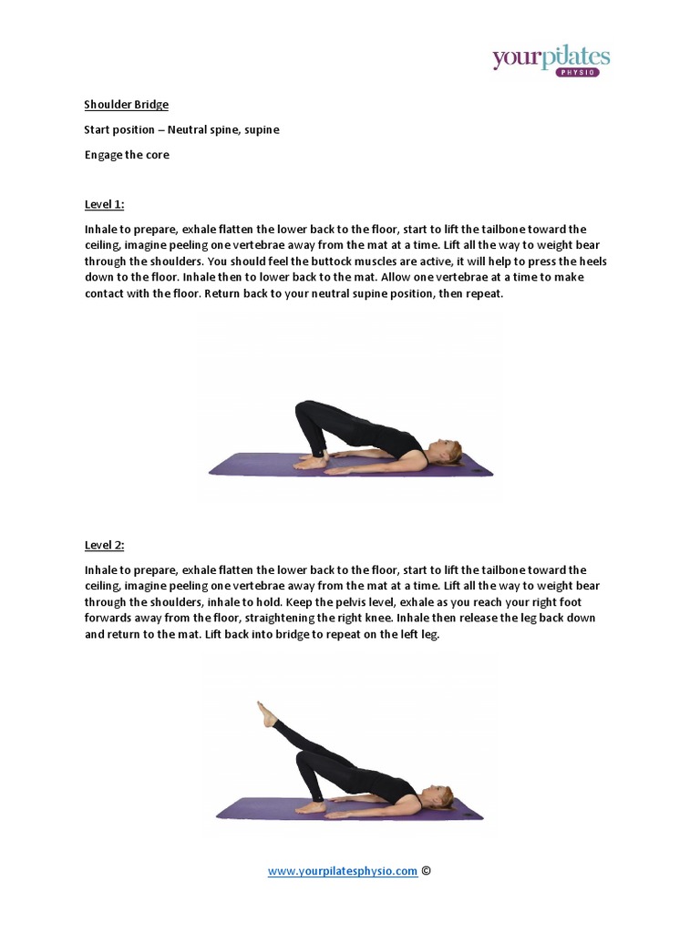 Shoulder Bridge Series | PDF