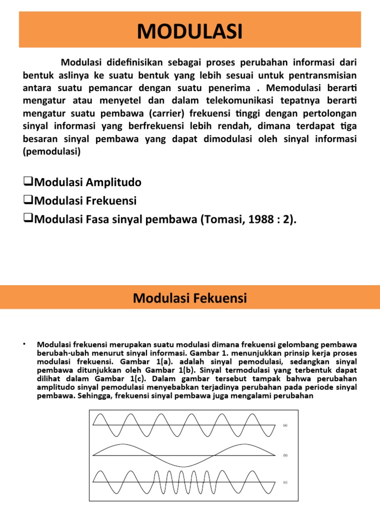 Modulasi AM, FM - (1) (2) ... Okt 2018 | PDF