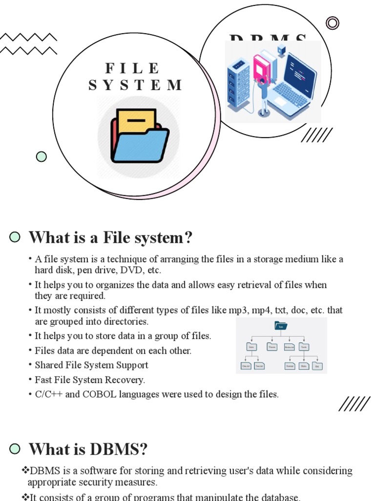 File System Vs DBMS | PDF | File System | Databases