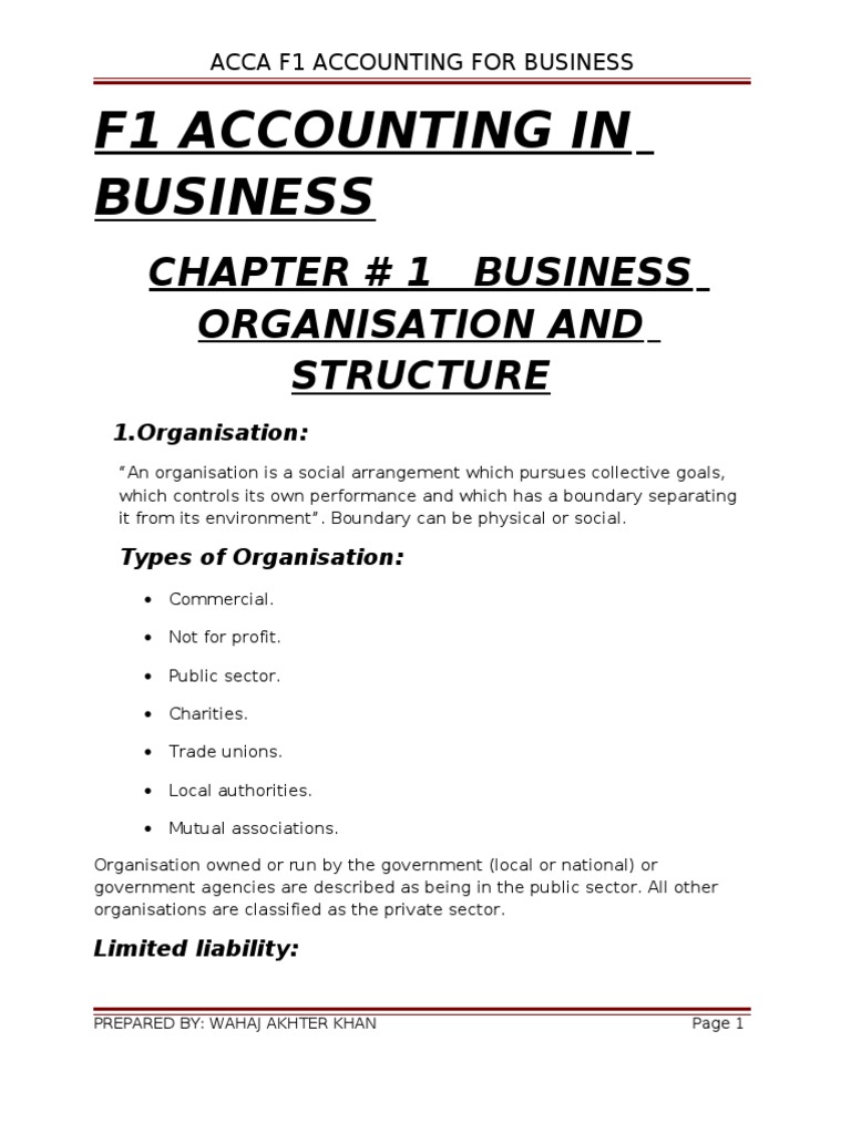 Understanding Organizational Structure and Business Functions: An ...