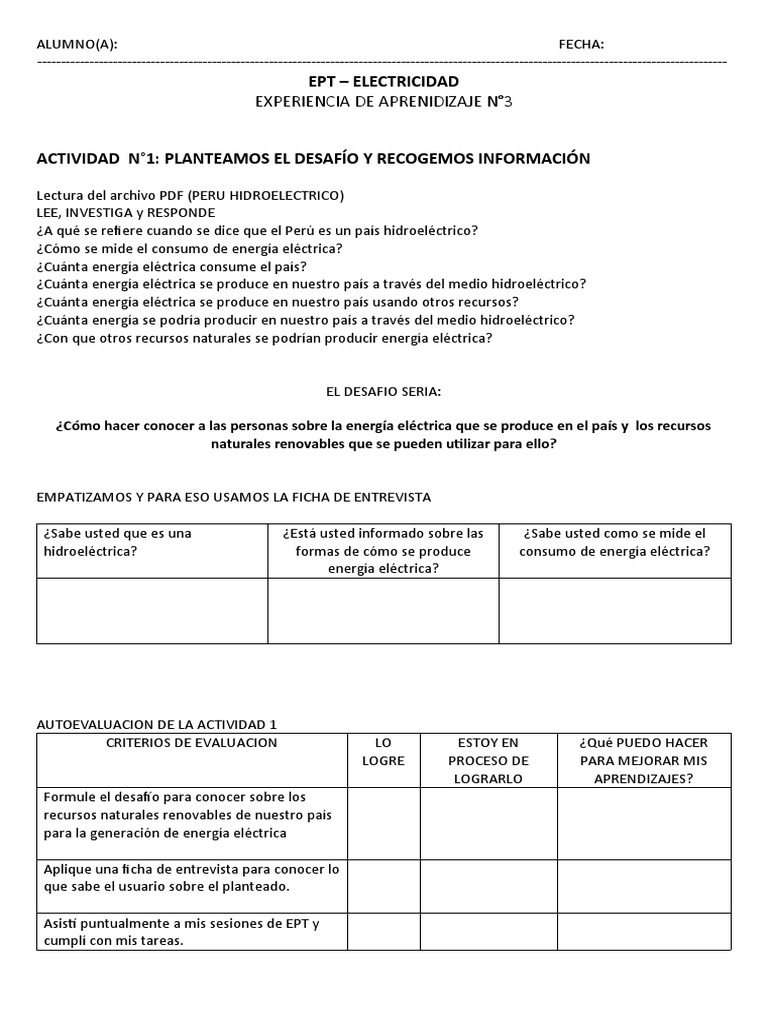 Tarea Ept - Electricidad E3-A1 | PDF