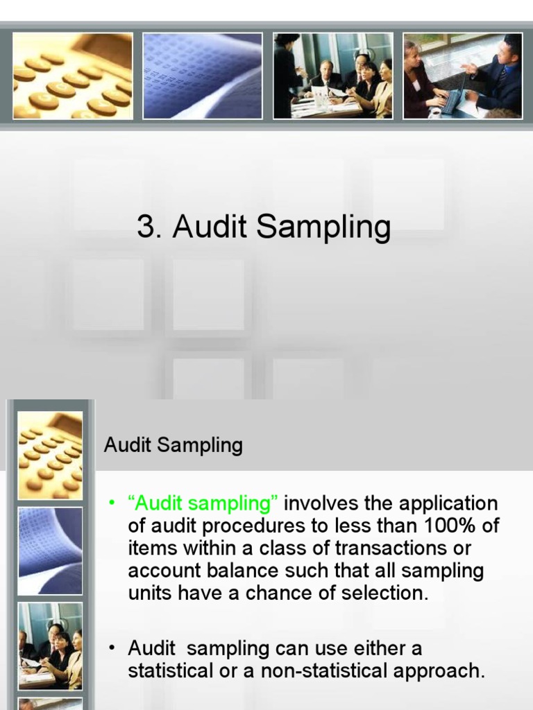 Sampling Audit | PDF | Sampling (Statistics) | Sample Size Determination