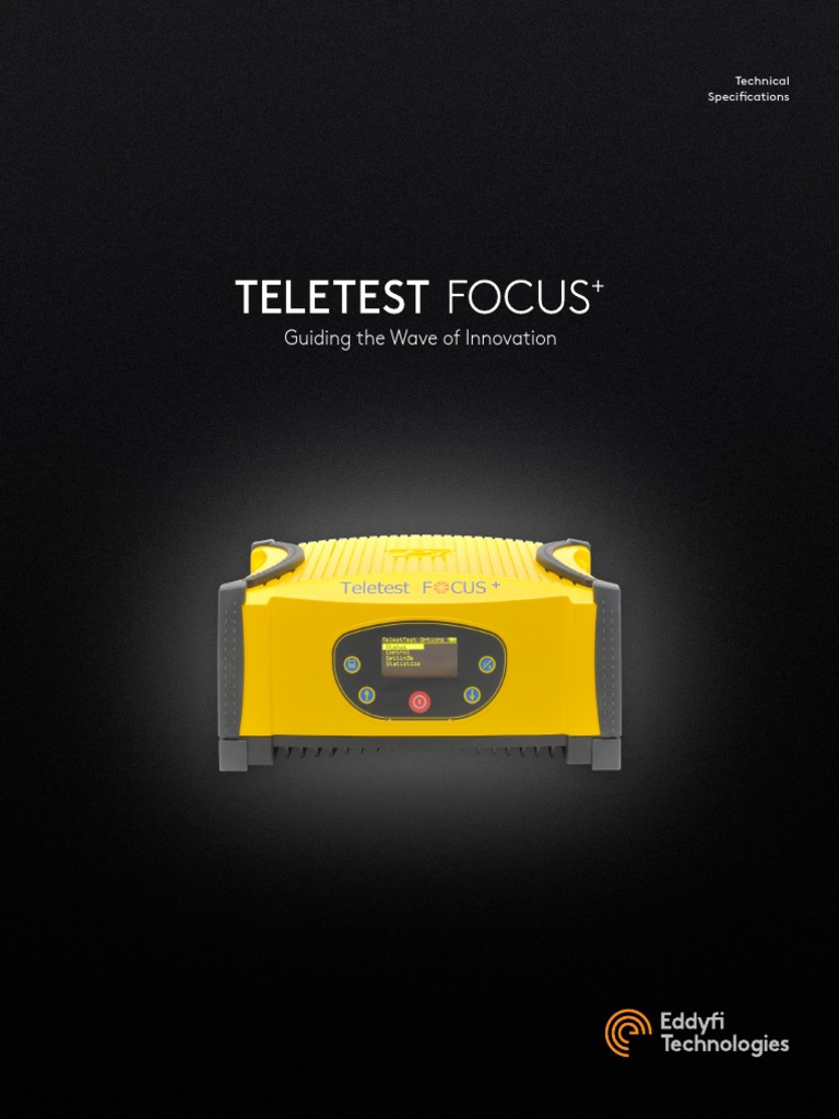 Teletest FOCUS-specification-sheet | PDF | Amplitude | Laptop