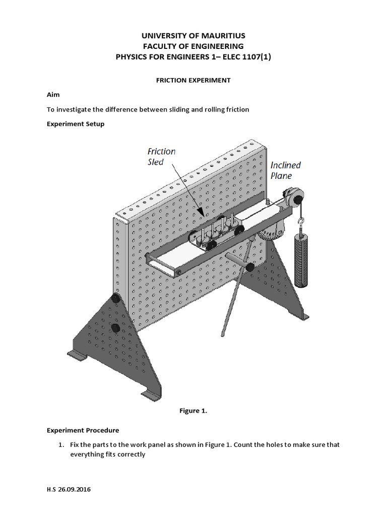 P2 Friction Experiment | PDF | Friction | Experiment