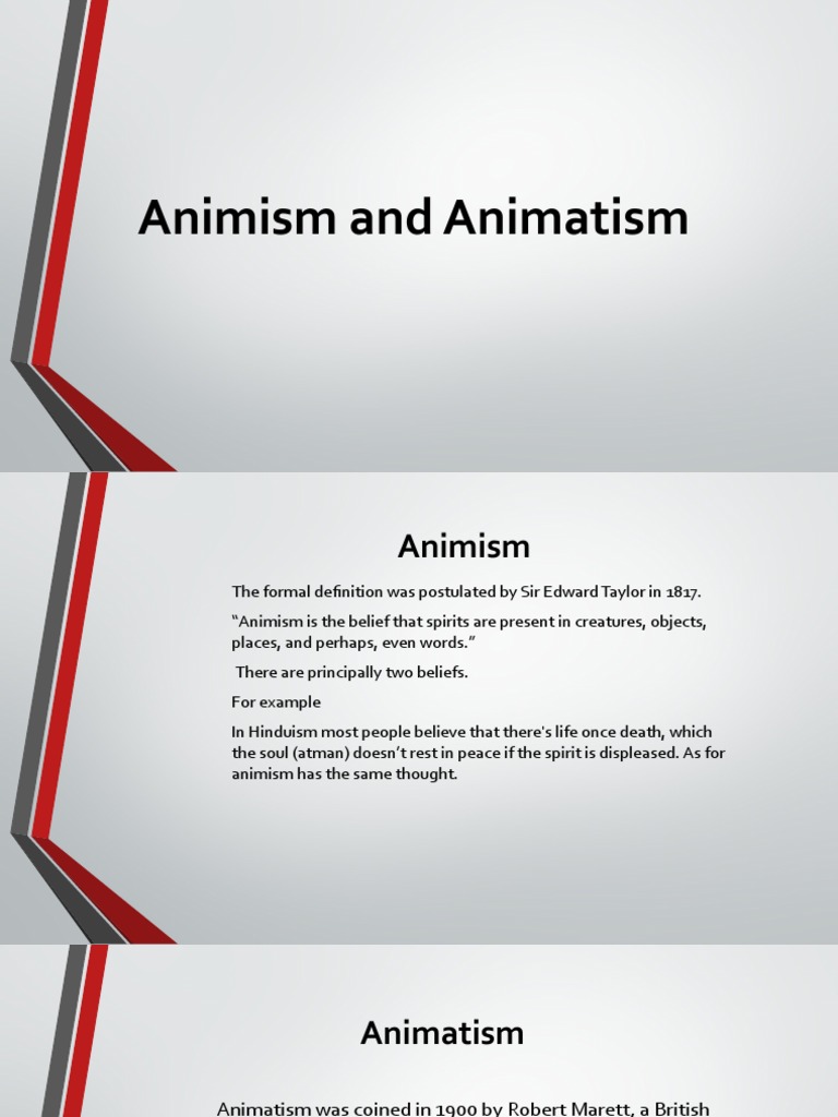 Animism and Animatism | PDF