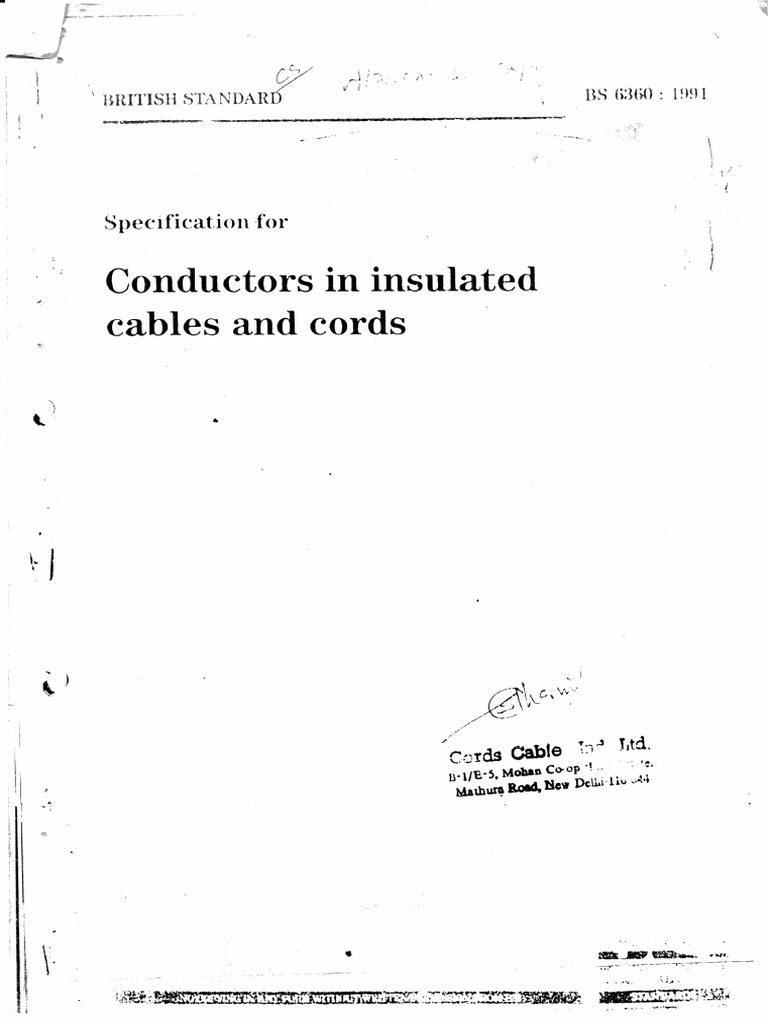 BS 6360 1991 | PDF
