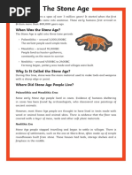 Pre-Historic Architecture | PDF | Stone Age | Paleolithic