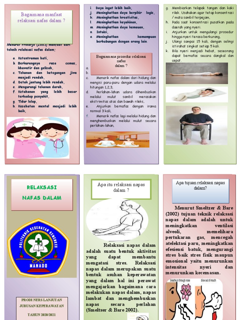 Leaflet Relaksasi Nafas Dalam | PDF
